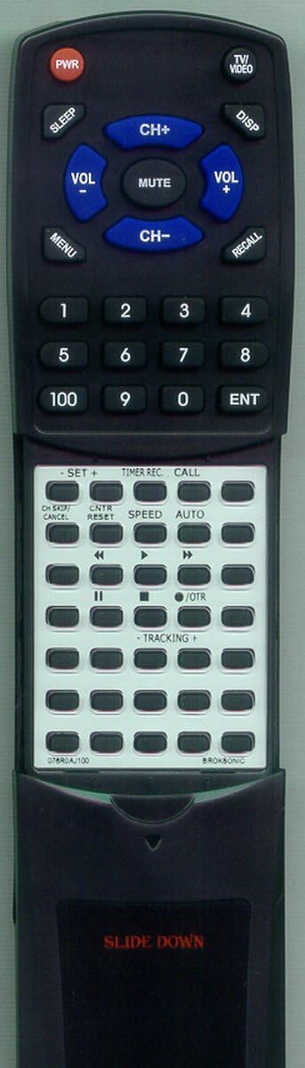 Amazon.com: Replacement Remote Control for BROKSONIC VHSA6687CTTC ...