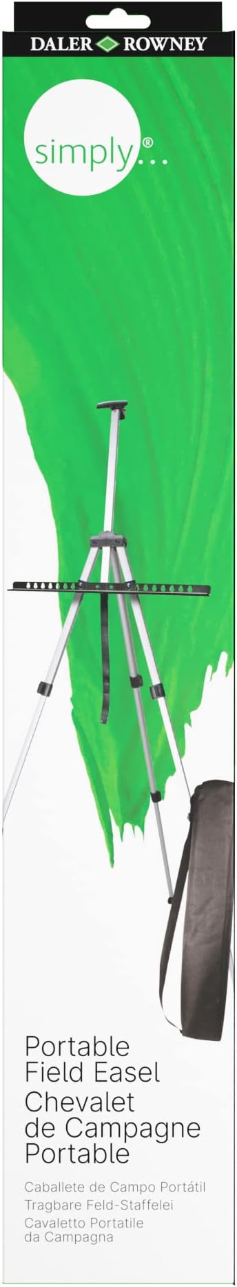 Amazon.com: Daler-Rowney Simply Field Easel - Aluminum Easel Stand for ...