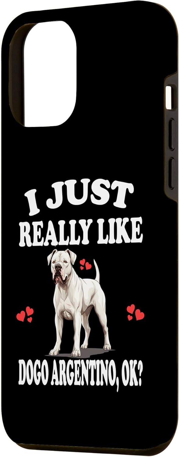 iPhone 13 Pro Max I Just Really Like Dogo Argentino Ok Dog Case – Yaxa ...