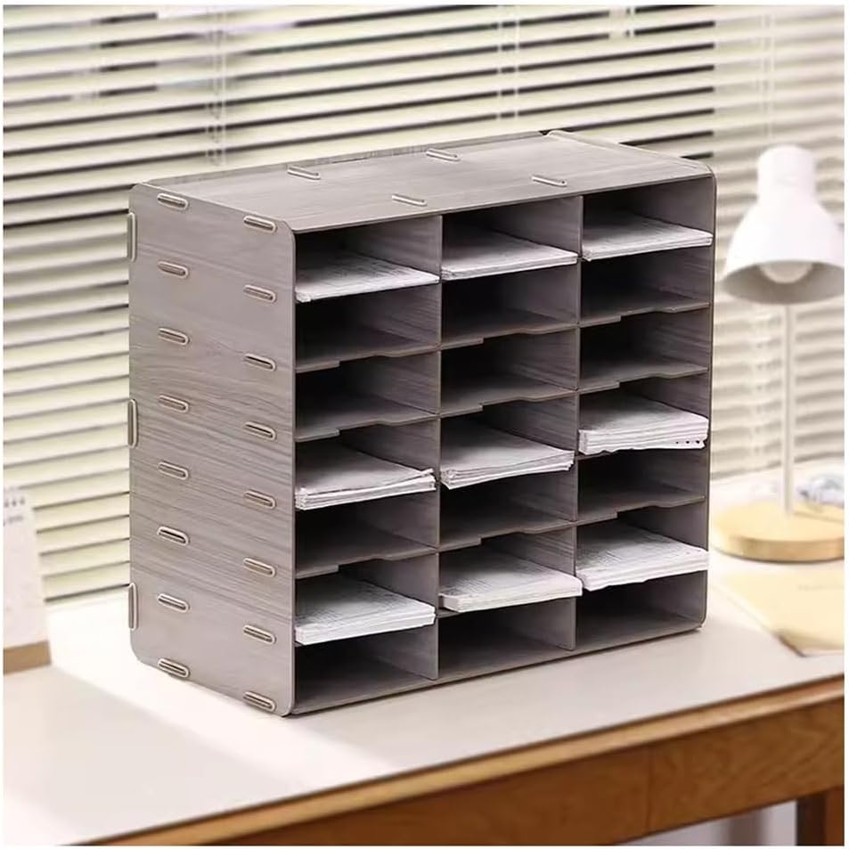 Amazon.com: zktoermn Literature Organizer, Removable Mail Sorter 21 ...