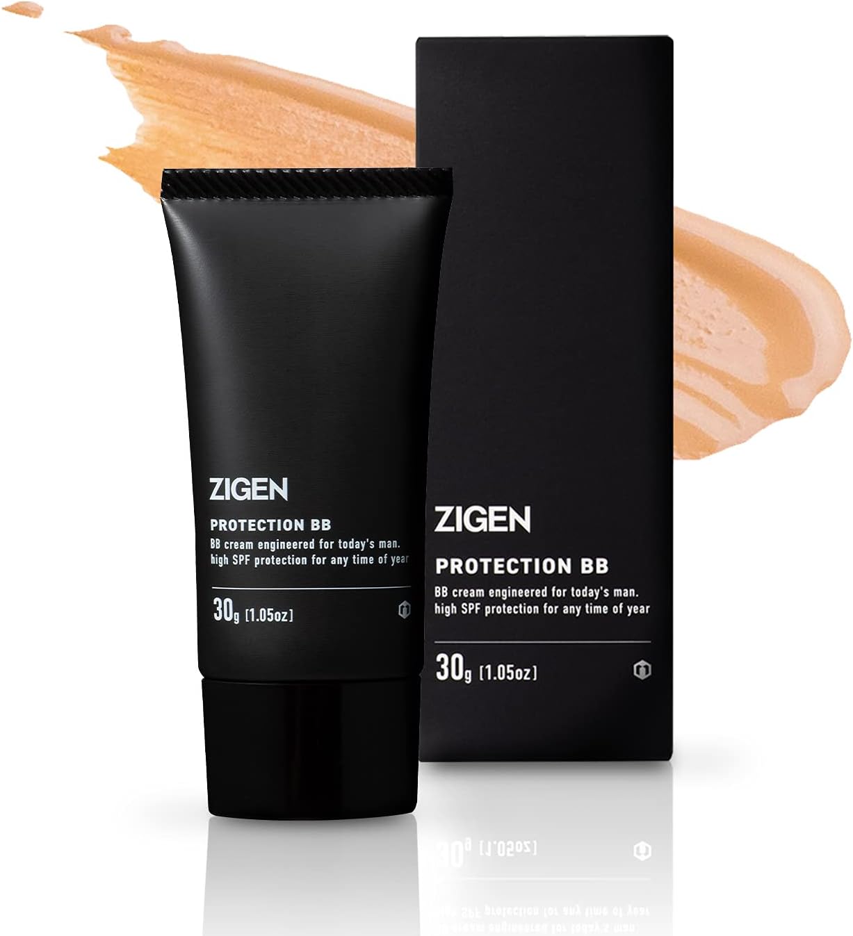 Amazon | ZIGEN メンズ BBクリーム ファンデーション 自然な肌補正 [ SPF40 PA+++ ] ノンシリコン 日焼け止め 男性用 30g (ジゲン) | ZIGEN（ジゲン ...
