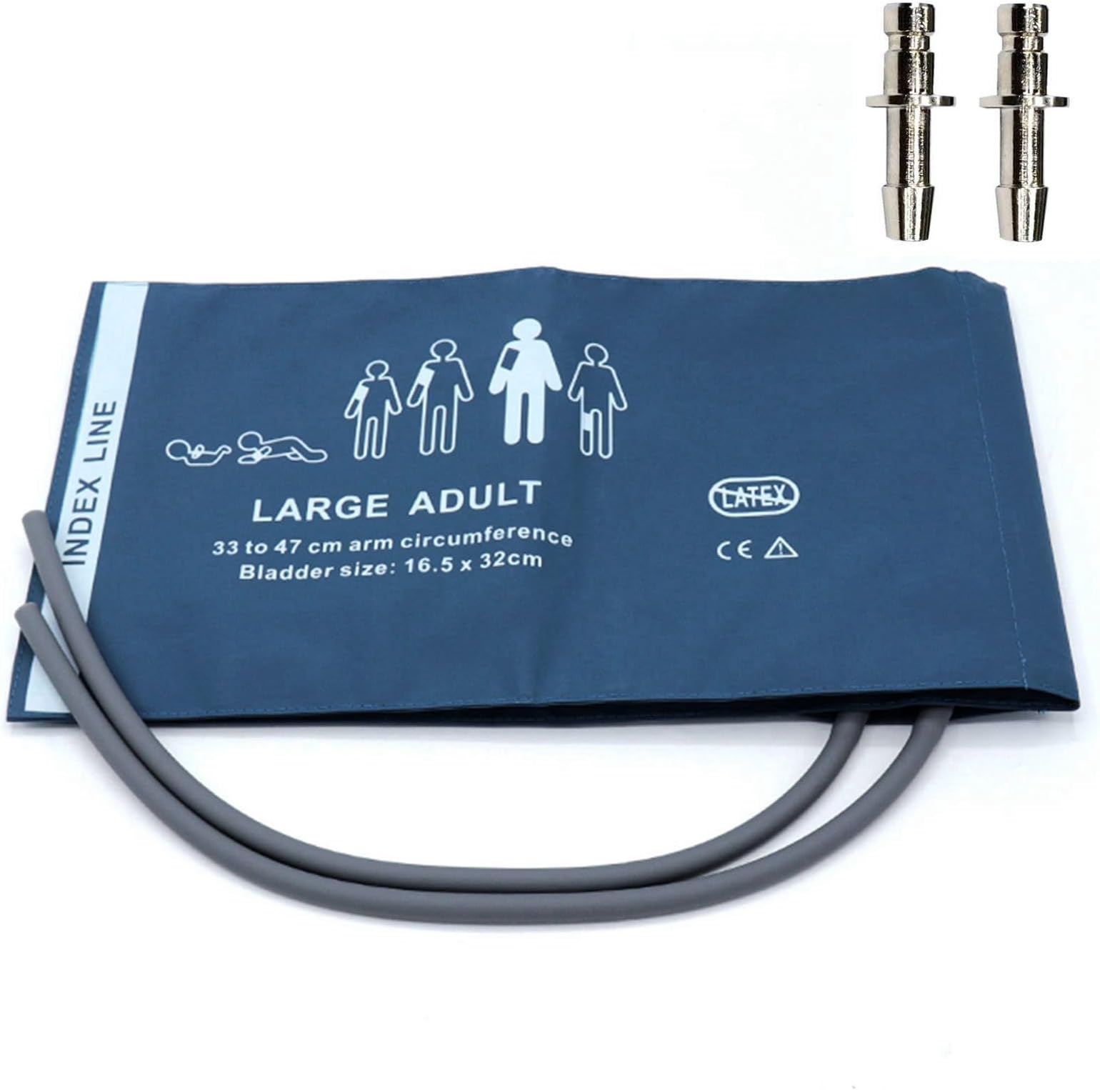 Amazon.com: Universal NIBP Cuff with BP12 Connector for Thigh, 46-66 cm ...