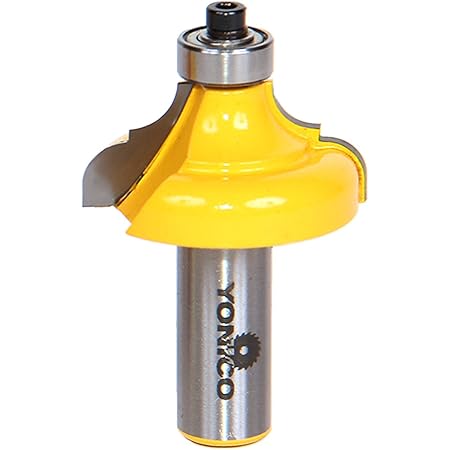 Yonico 16127 Classical and Bead Molding and Edging Router Bit 1/2-Inch ...