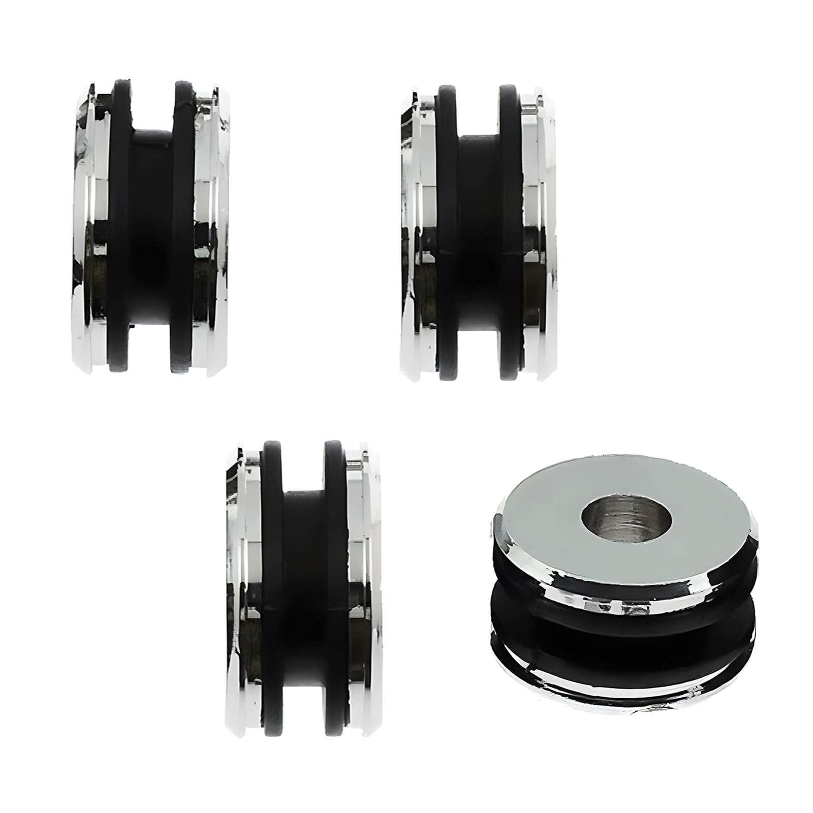 Amazon.com: Chrome Harley Detachable Docking Hardware Kit Saddlebag ...