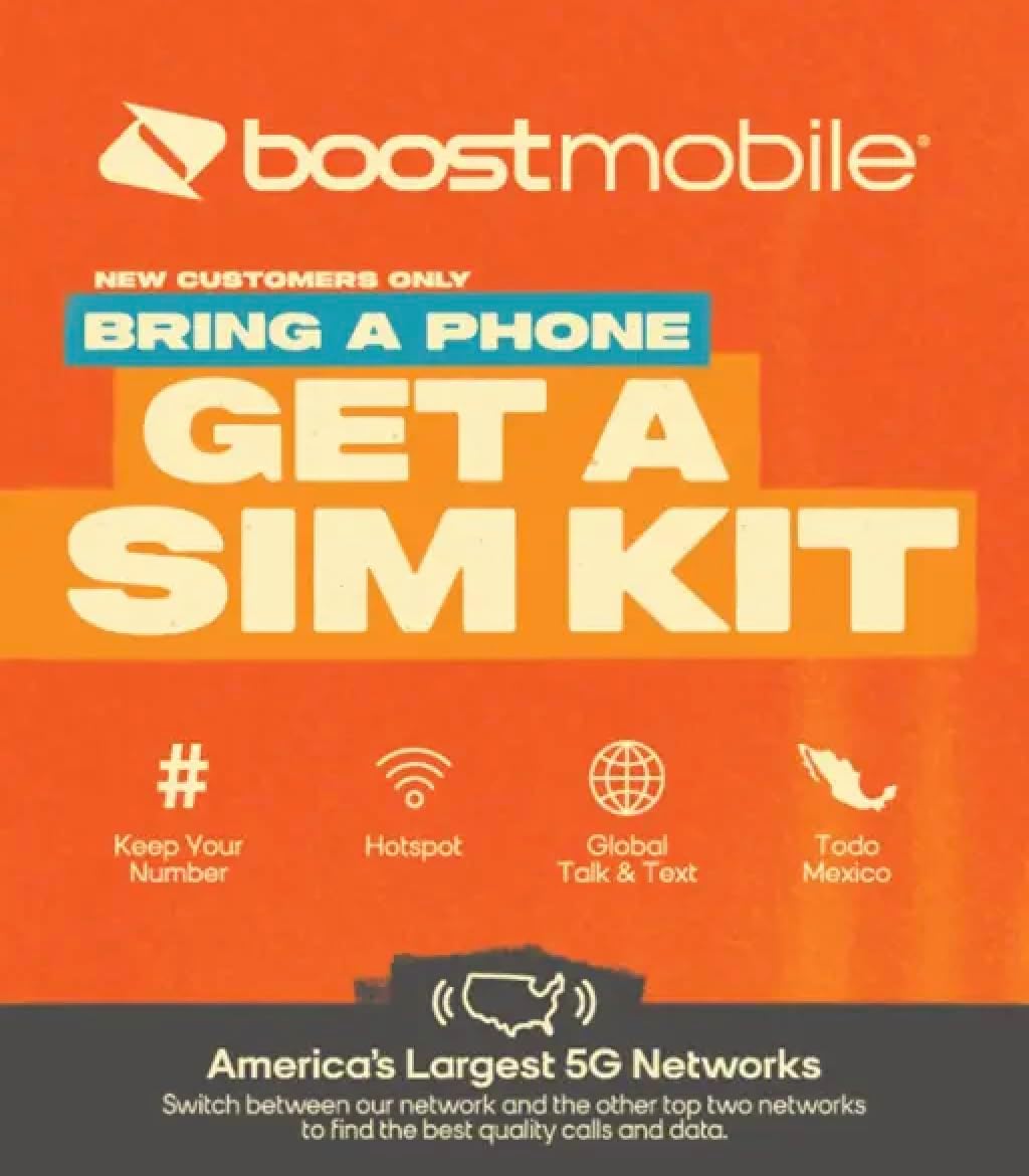 Amazon.com: Boost Mobile Starter SIM Card Kit : Cell Phones & Accessories