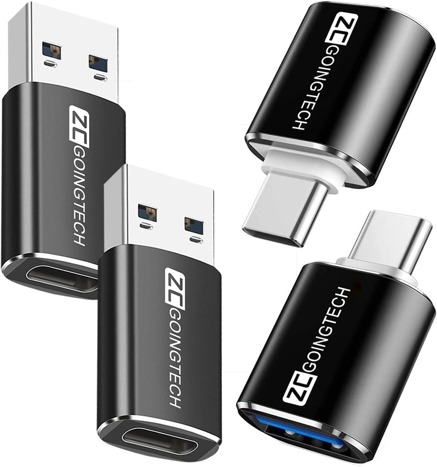ZCGOINGTECH 2 Piezas Adaptador USB C a USB 3.0 5gbps +2 Piezas ...