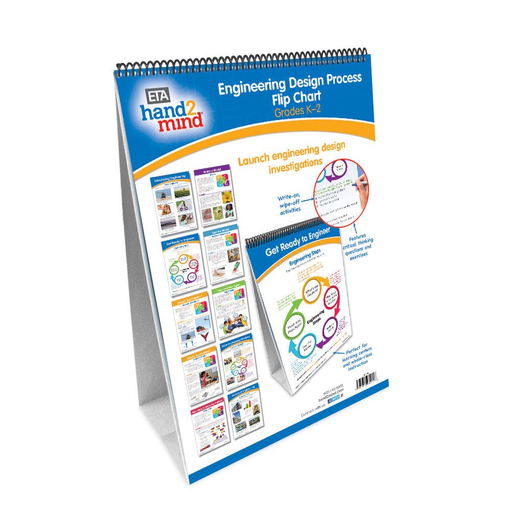 Amazon.com: hand2mind STEM Engineering Design Process Flip Chart ...