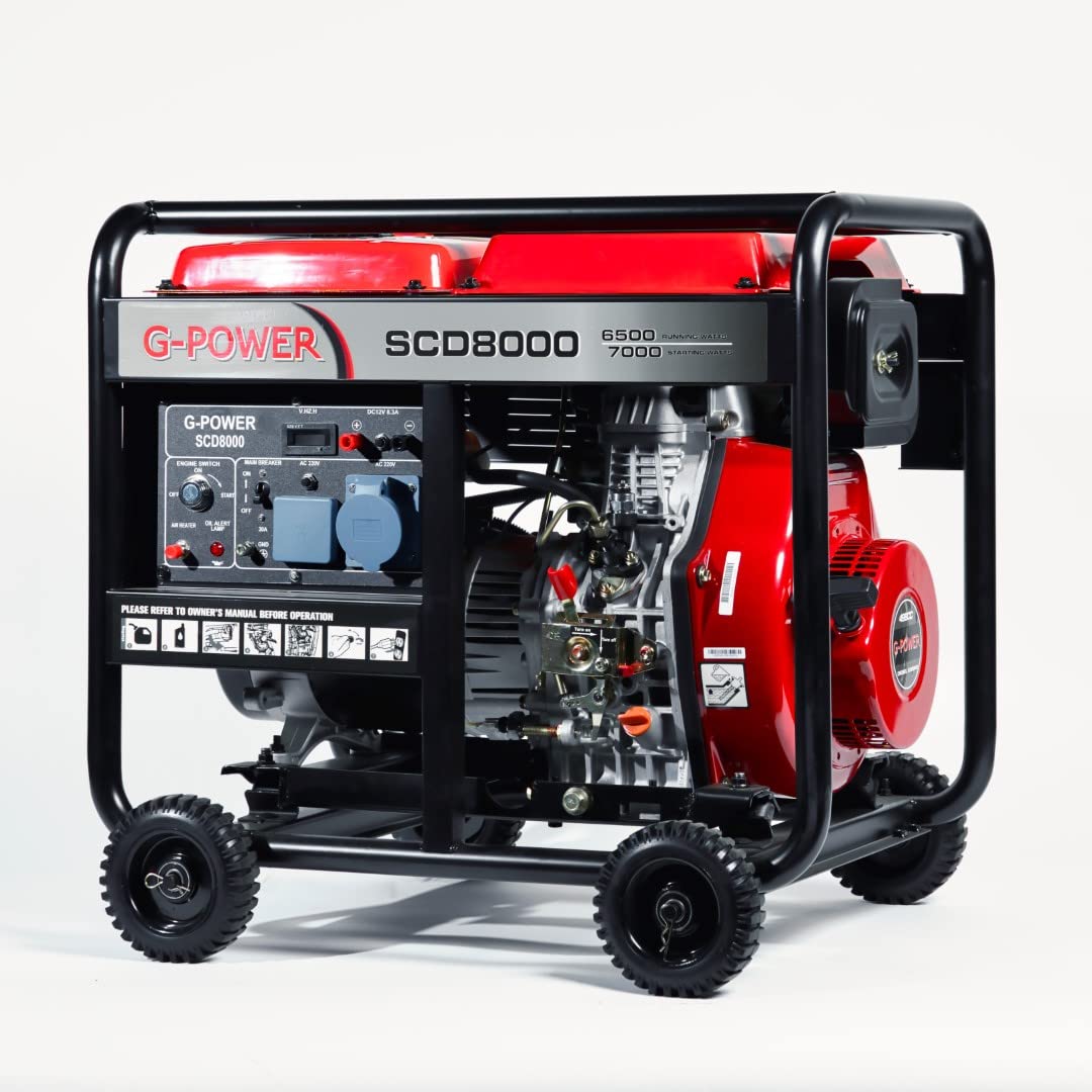 G-POWER Diesel Generator Model SCD8000 : Buy Online at Best Price in ...