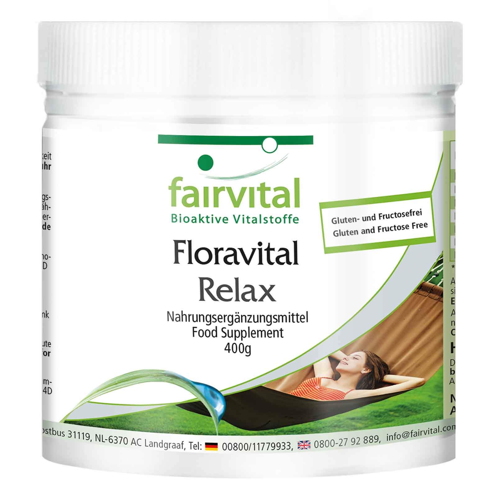Fairvital Floravital Relax 5 Bacterial Cultures Psyllium And Inulin ...
