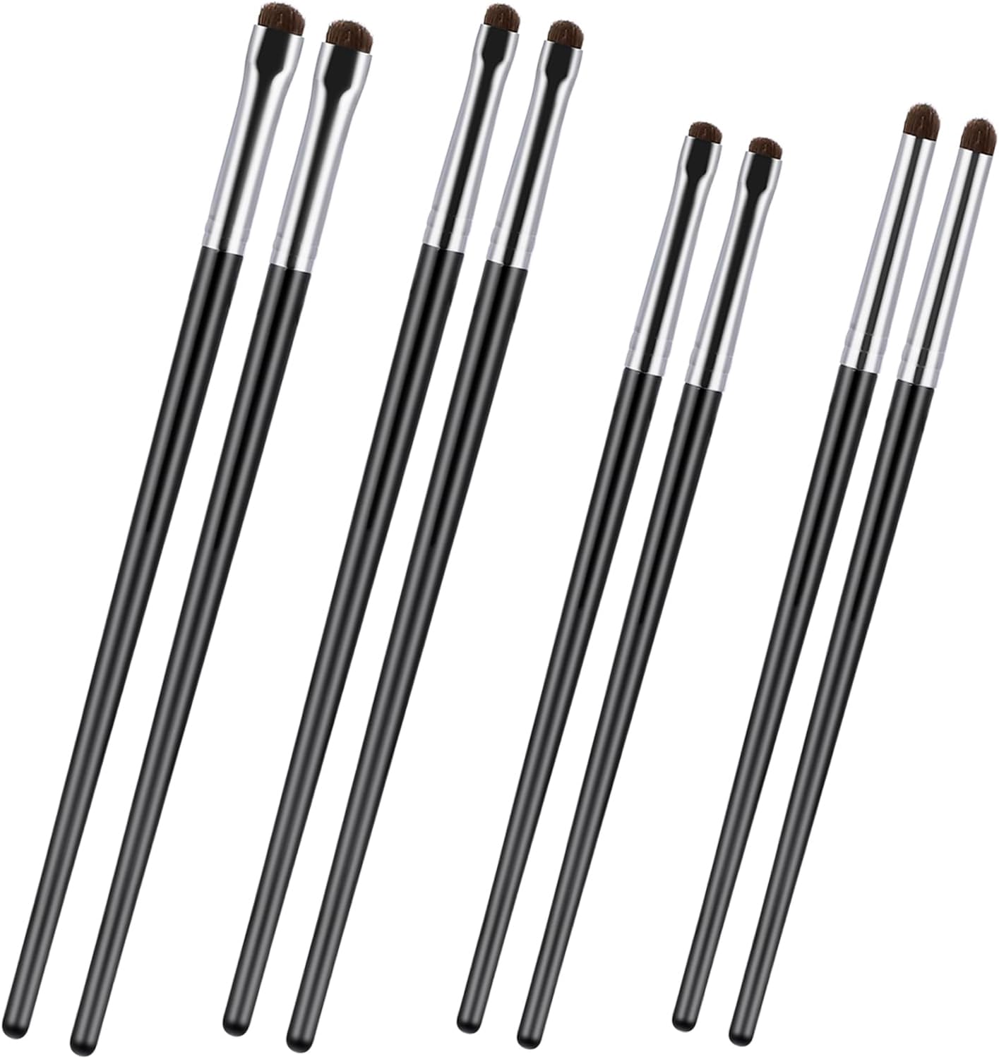 Amazon.com: Mini Smudge Eyeliner Brush Set - 4Pcs Eyeshadow Brush Set ...