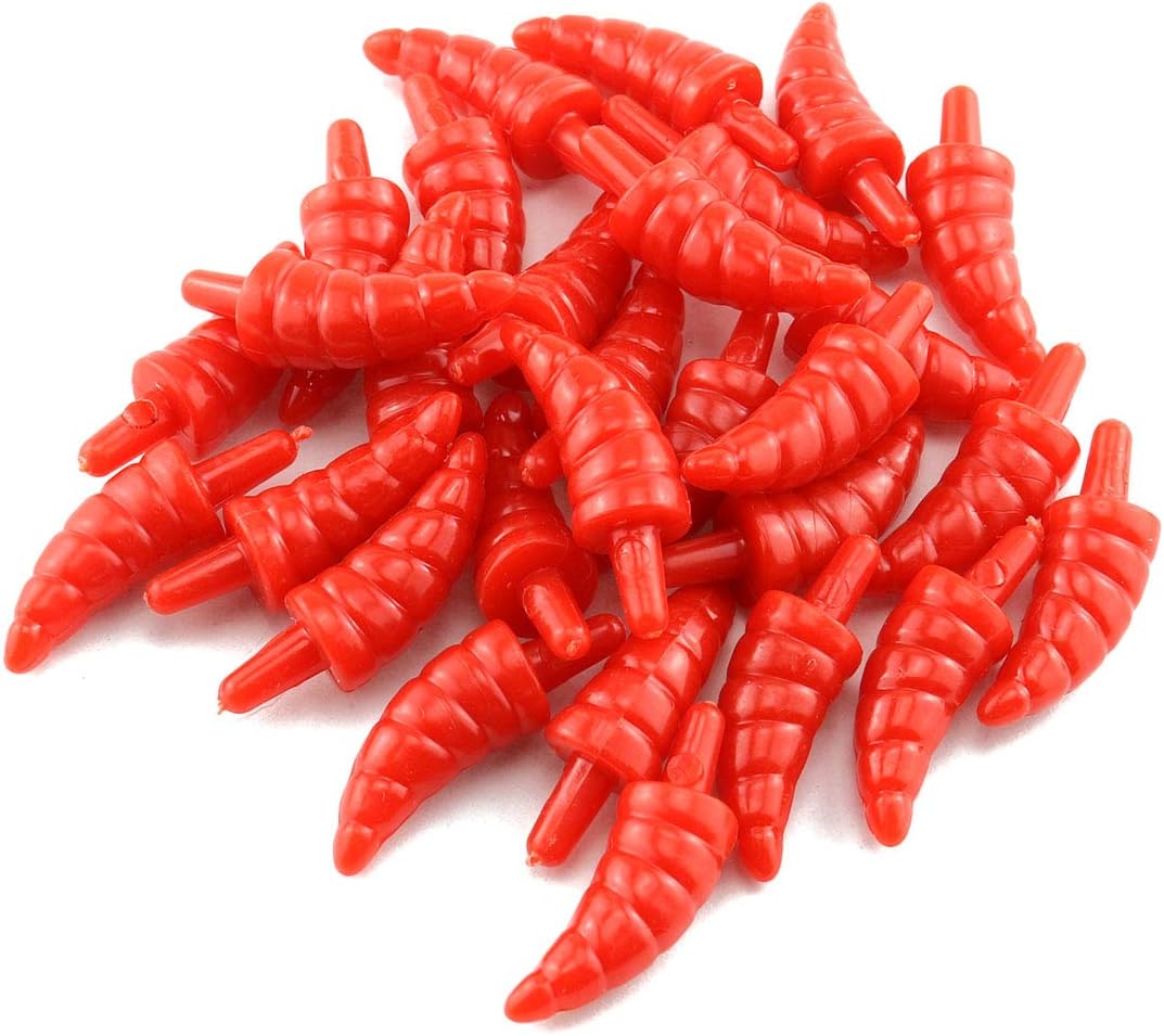 Amazon.com: E-outstanding 50pcs Red Snowman Nose 9x22mm Plastic Toy ...