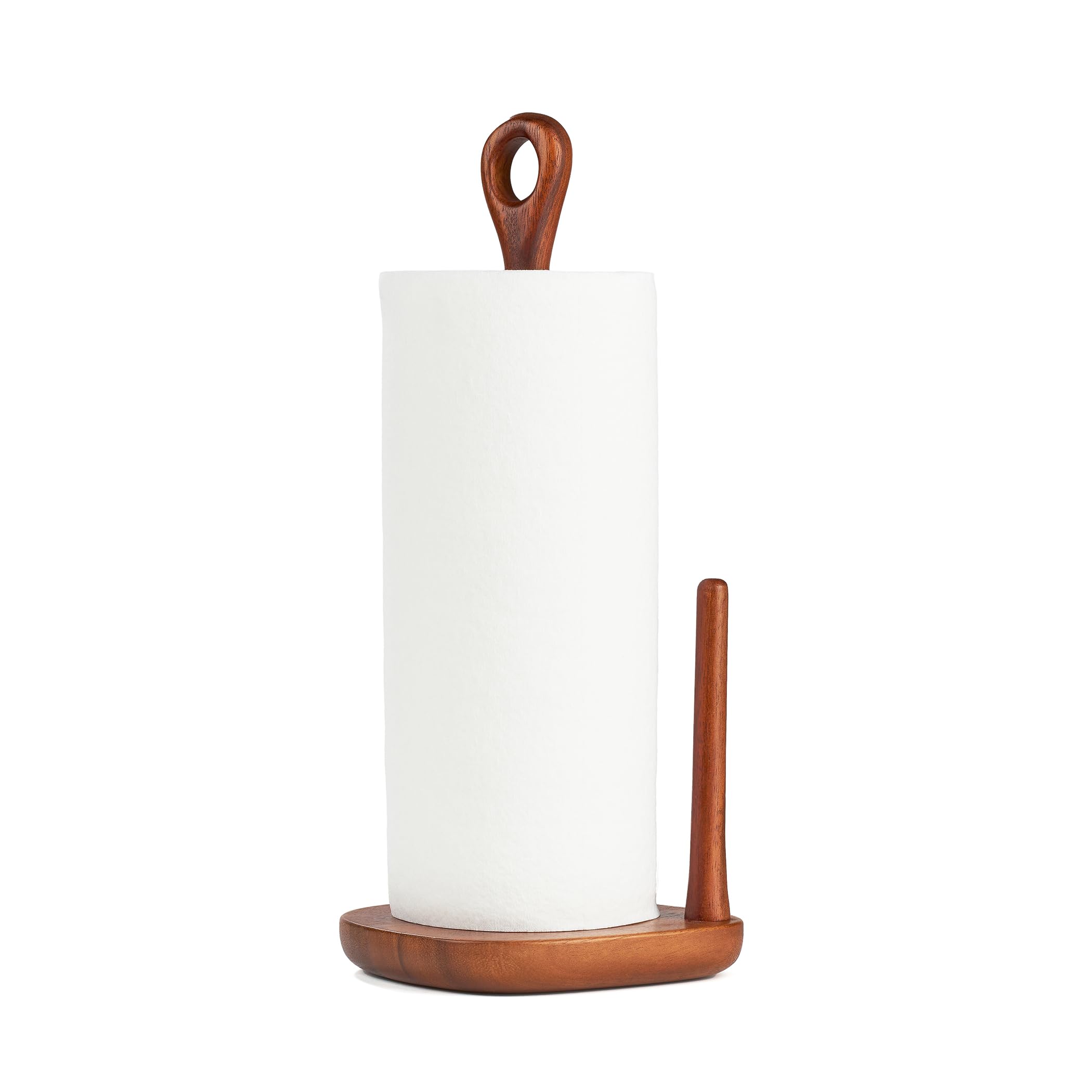 Amazon.com - nambe Portables Paper Towel Holder | Wooden Paper Towel ...