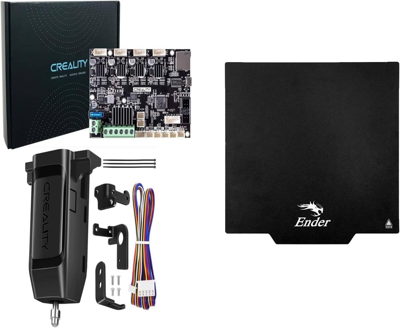 Amazon.com: Creality Ender 3 Build Plate Ultra Removable Magnetic with ...