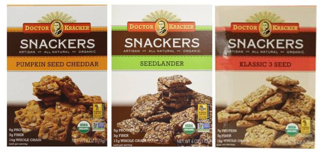 Amazon.com: Doctor Kracker Artisan All Natural Organic Snackers - 3 ...
