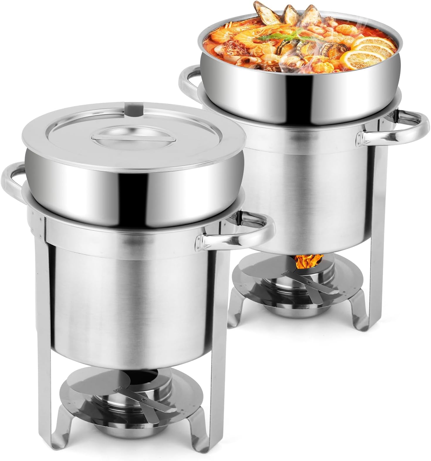 Amazon.com: 3 Pack Soup Warmer Soup Chafers for Catering Commercial ...