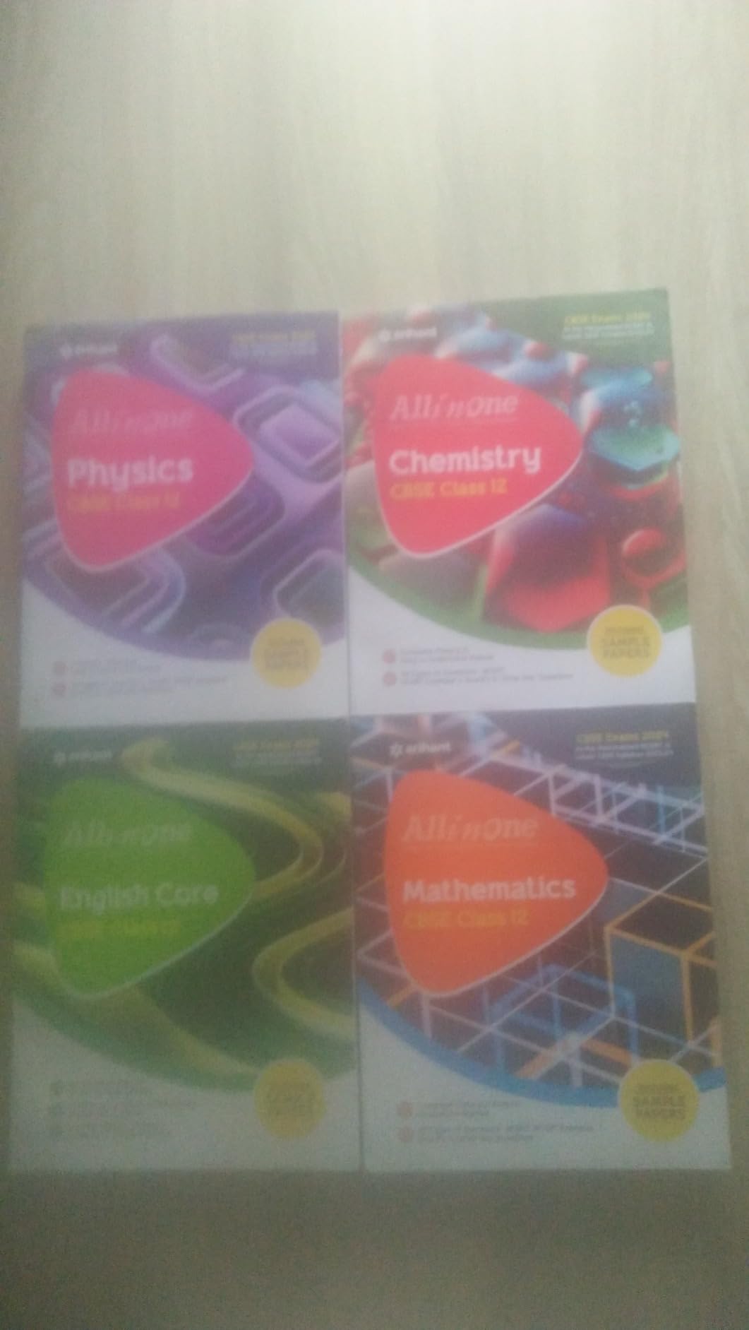 All In One Combo Class 12th Physics, Chemistry, Mathematics, English ...