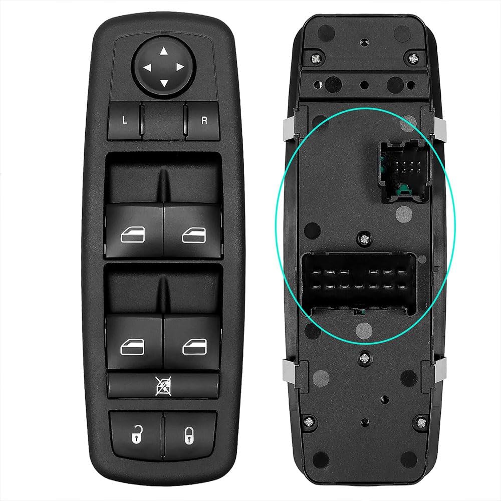 Amazon.com: Obaee Power Window Switch Control Button 8+13 PINS Driver Side Compatible with Dodge ...