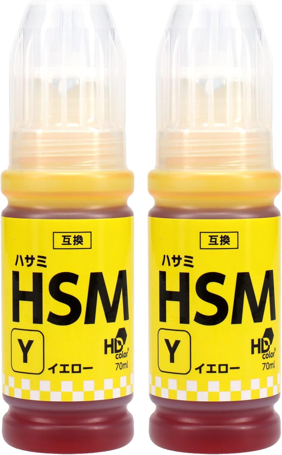 Amazon.co.jp: 【インクのチップス】エプソン(EPSON)用 KSU/HSMシリーズ HSM(ハサミ)互換 イエロー 2本セット ...