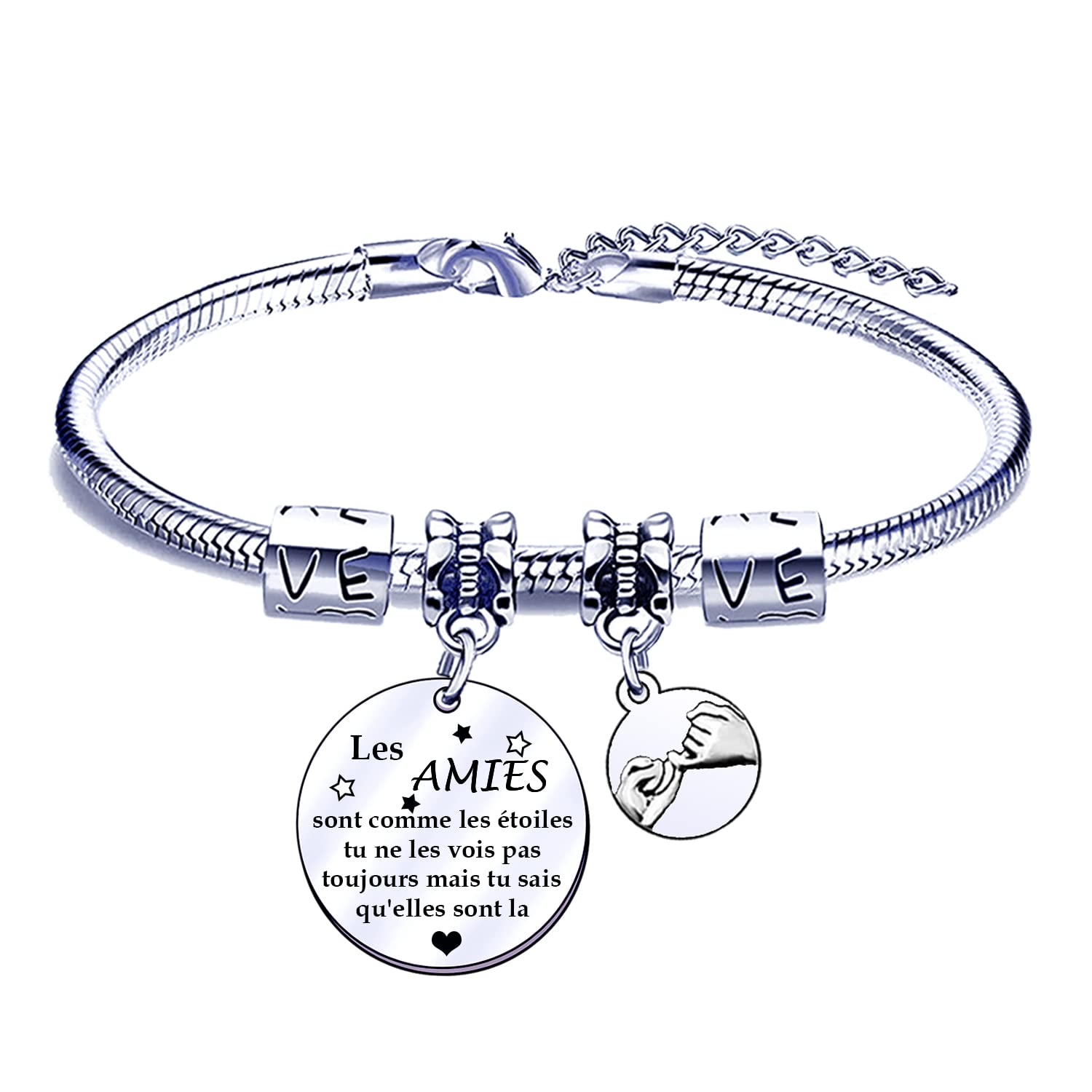 POIUYTRE Cadeau Amie Noel Bracelets pour Amitié Cadeau Meilleure Amie ...