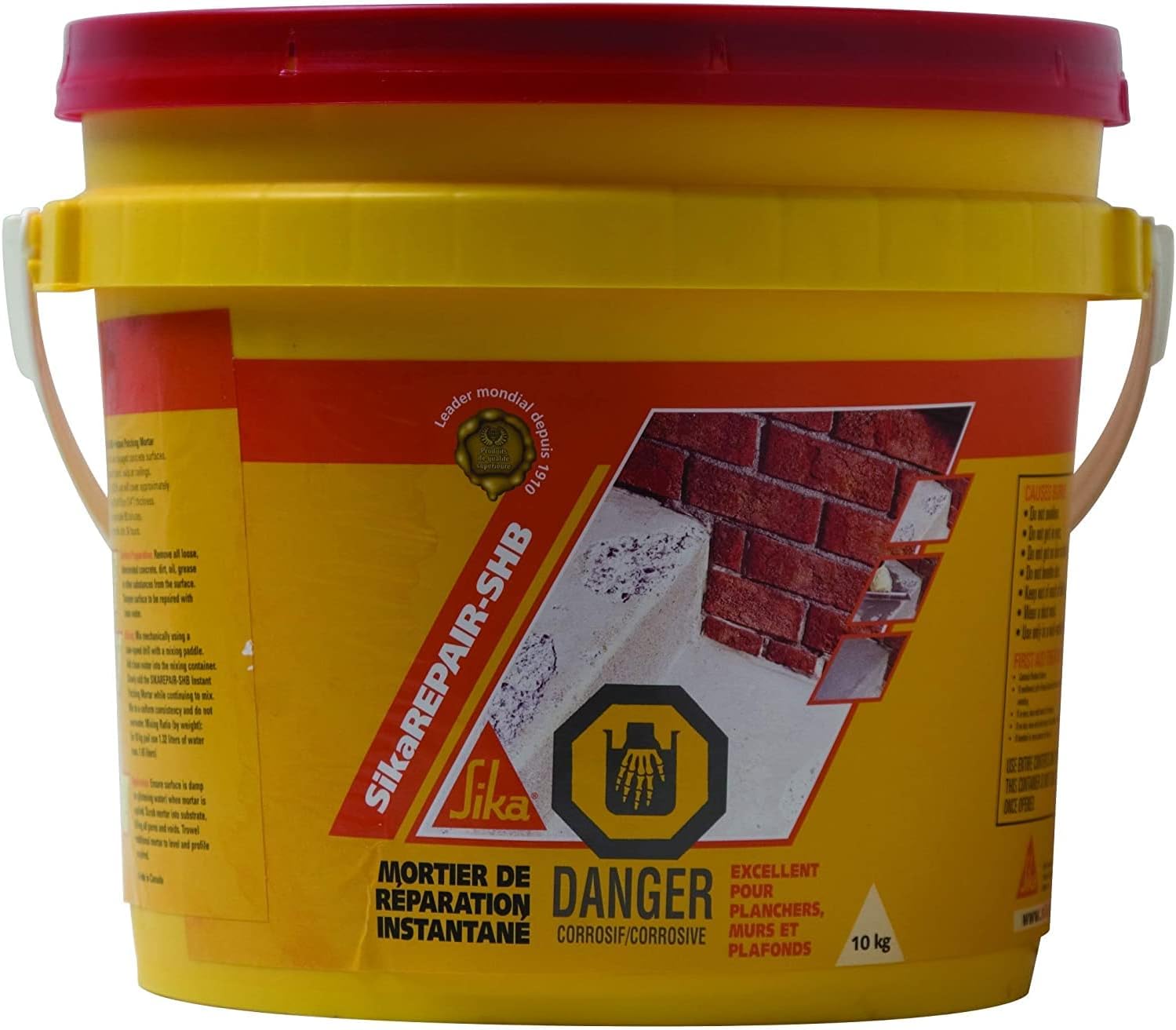 Sika Repair SHB, Concrete Grey, Cementitious Patching Mortar, Early ...