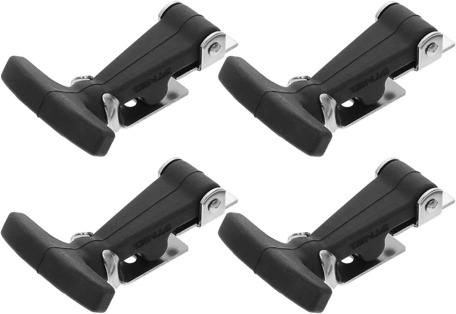 BESPORTBLE T Bar 4Pcs T- Handle Rubber Hood Catch Flexible Draw latches ...