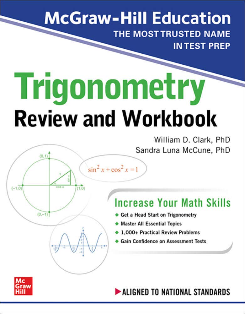 Amazon.com: McGraw-Hill Education Trigonometry Review and Workbook ...