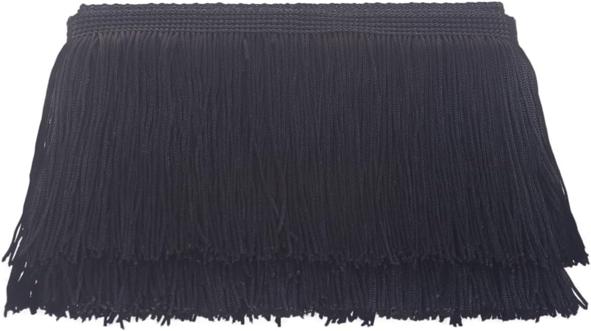 Amazon.com: Trims By The Yard 12" Chainette Fringe Trim, Polyester-Made ...