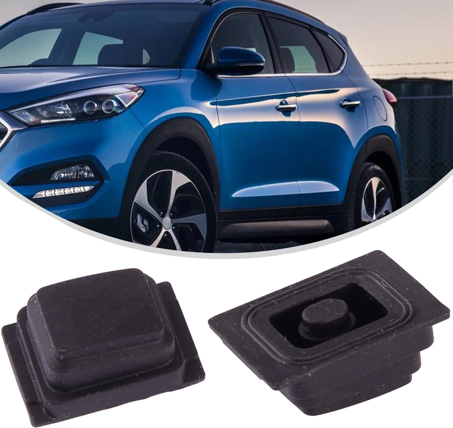 Amazon.com: VOGOOPOI Black Car Exterior Door Handle Buckle Induction ...