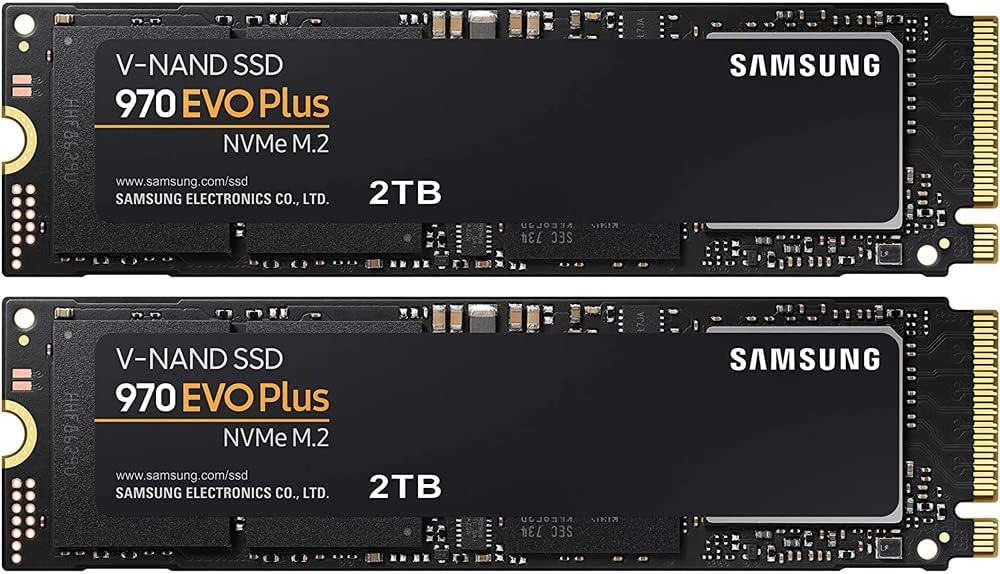 Amazon.com: Samsung HD SSD M.2 2TB 970 EVO Plus 2TB (MZ-V7S2T0BW) NVME ...