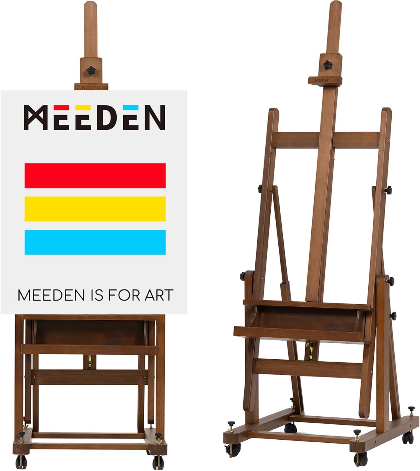 Amazon.com: MEEDEN Multi-Function Studio Easel,H-Frame Easel,Painting ...