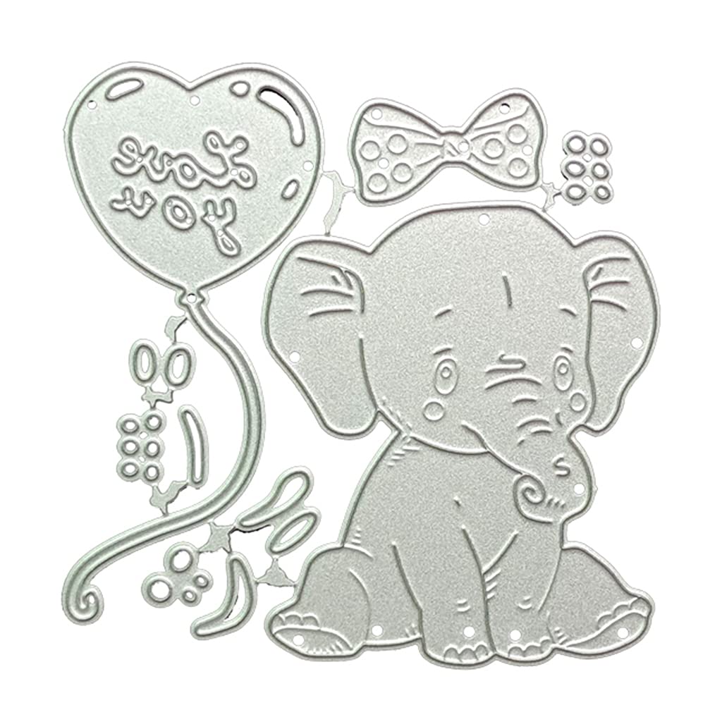 Amazon.com: BUZHI Cartoon Elephant Cutting Dies Party Embossing Dies ...