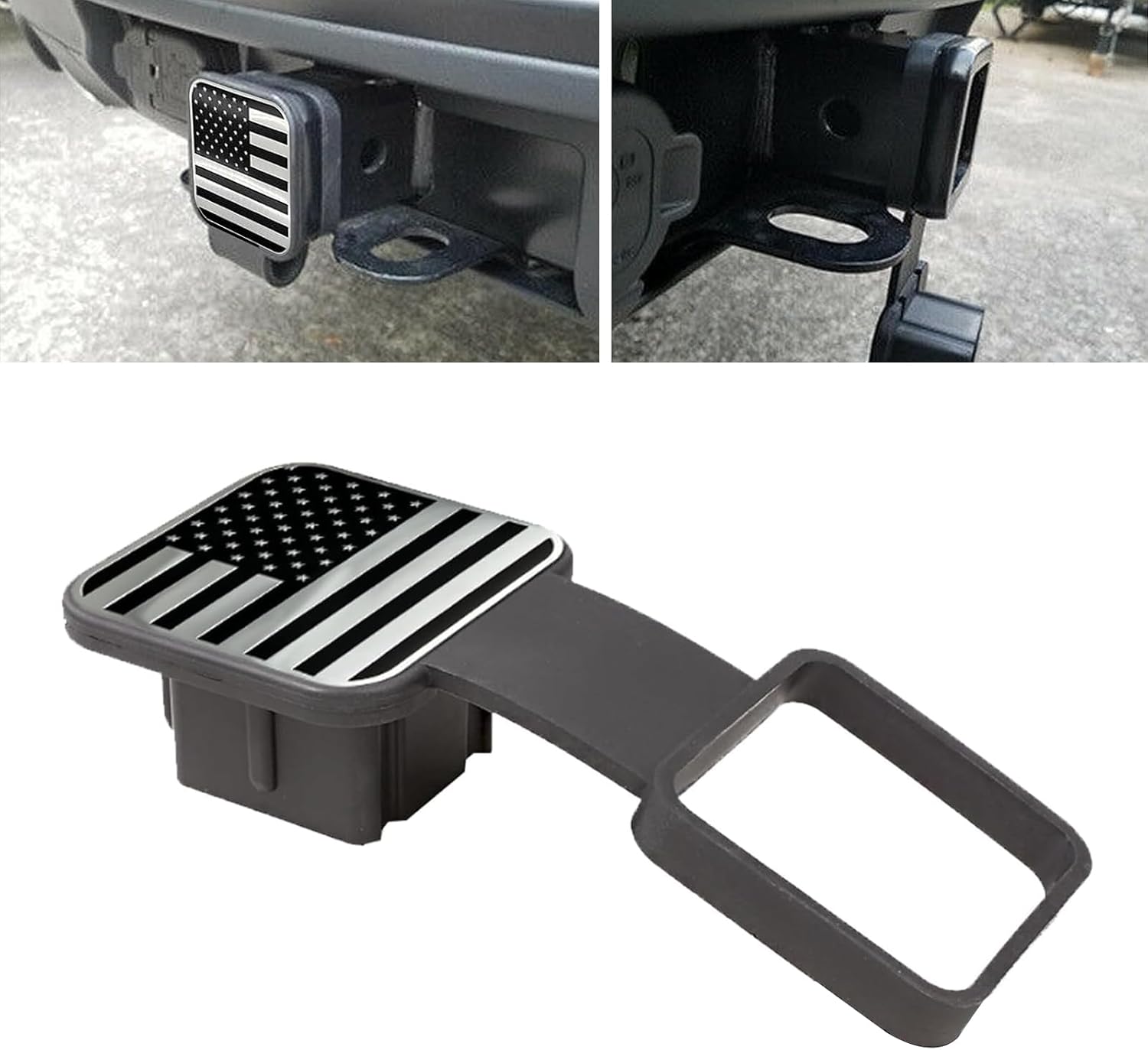 Amazon.com: Flygun Pack-1 Trailer Hitch Cover, 2 Inches Square Mouth ...