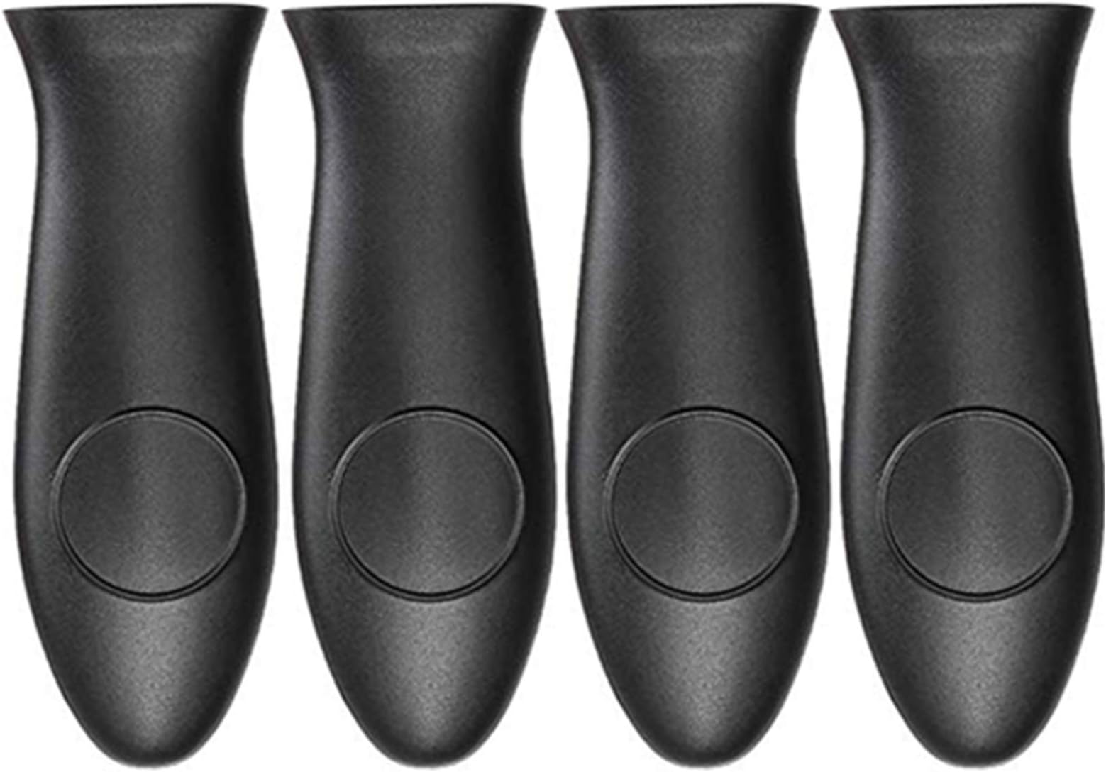 4 Piece Heat Resistant Silicone Kitchen Grip Set Protective Pan Handle ...