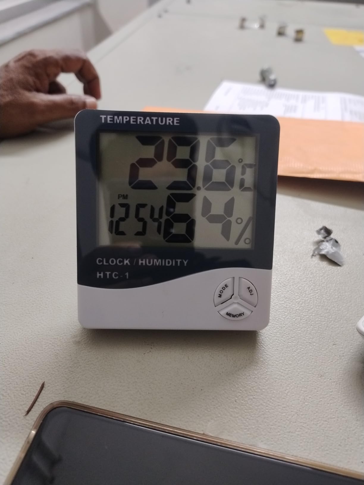 Thermocare Time Digital Room Thermometer with Humidity and Accurate ...