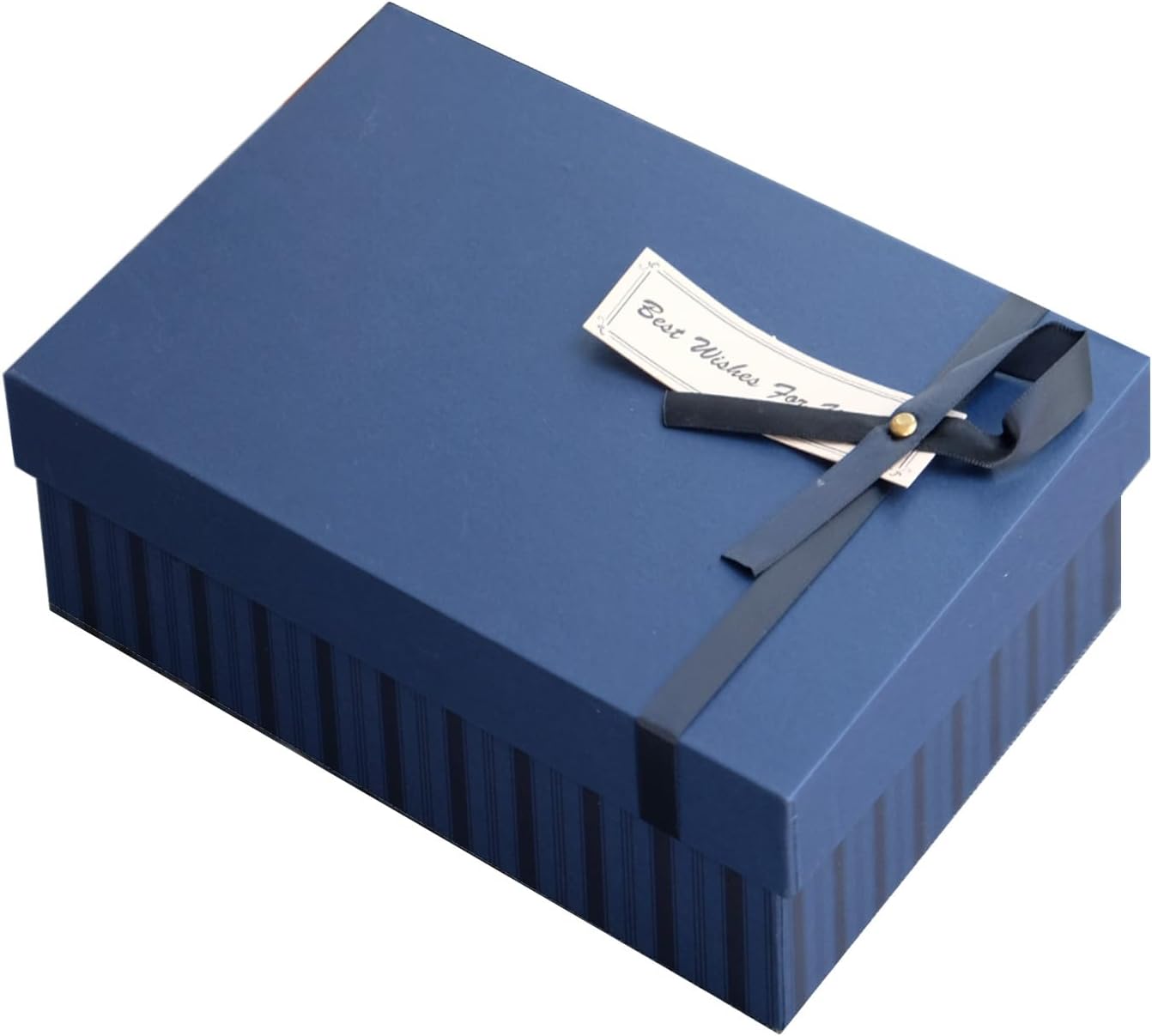 Amazon.com: SHIPKEY Navy Blue Gift Box 8x6x3 Inches Groomsmen Proposal ...