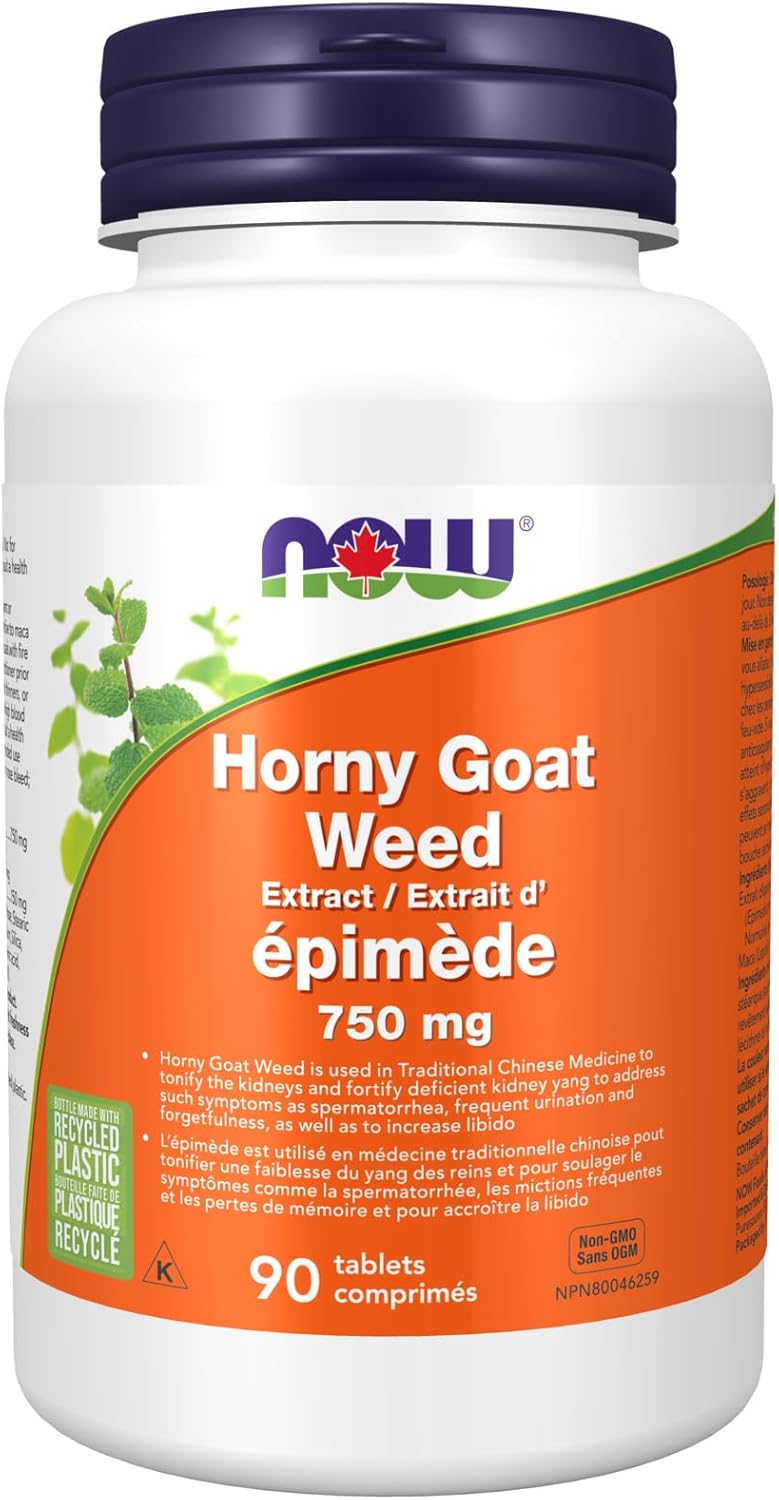 Horny Goat Weed Extract with Maca - Tonifying Herb Supplement.