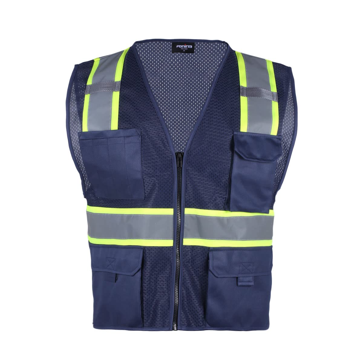 FONIRRA Safety Vest for Men High Visibility Reflective Construction ...