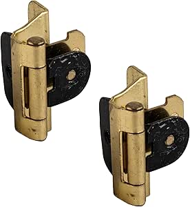 Brixwell BXC31078 Bright Brass Double Demountable Cabinet Hinges for ...