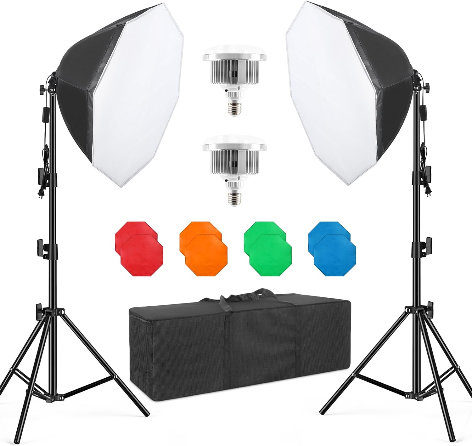 Softbox Lighting Kit 2 Packs Soft Light Photography Lighting Lighting ...