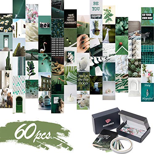 KOSKIMER Wall Collage Kit for Teens – 60 pcs Aesthetic Photo - Want It All