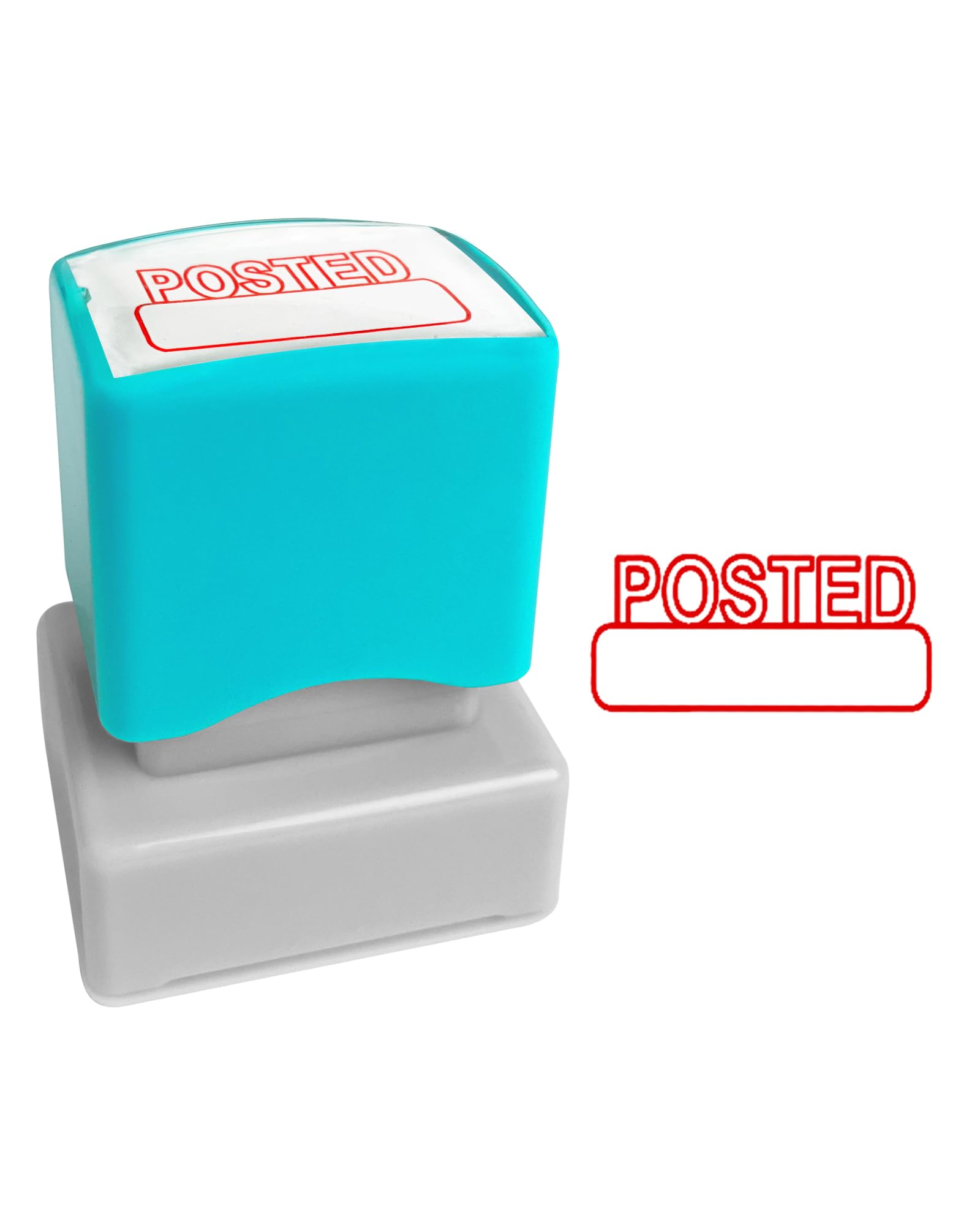 Amazon.com : Posted Self Inking Rubber Stamp YQBOOM Refillable Paid ...
