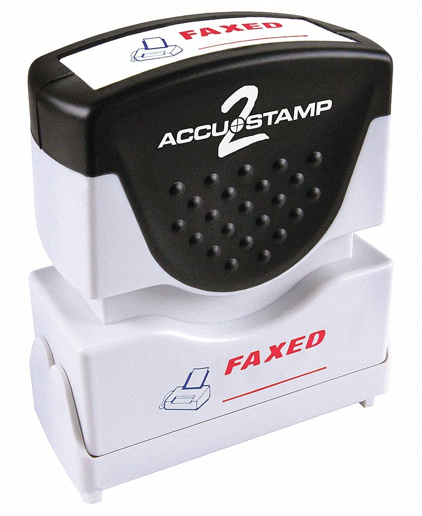 Amazon.com: ACCU-Stamp 2 Shutter FAXED 2 Color : Office Products