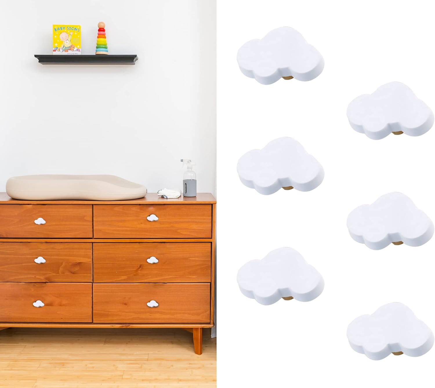 Amazon.com: Stargallery 6 Pieces Cute Cartoon Shape Knobs for Furniture ...