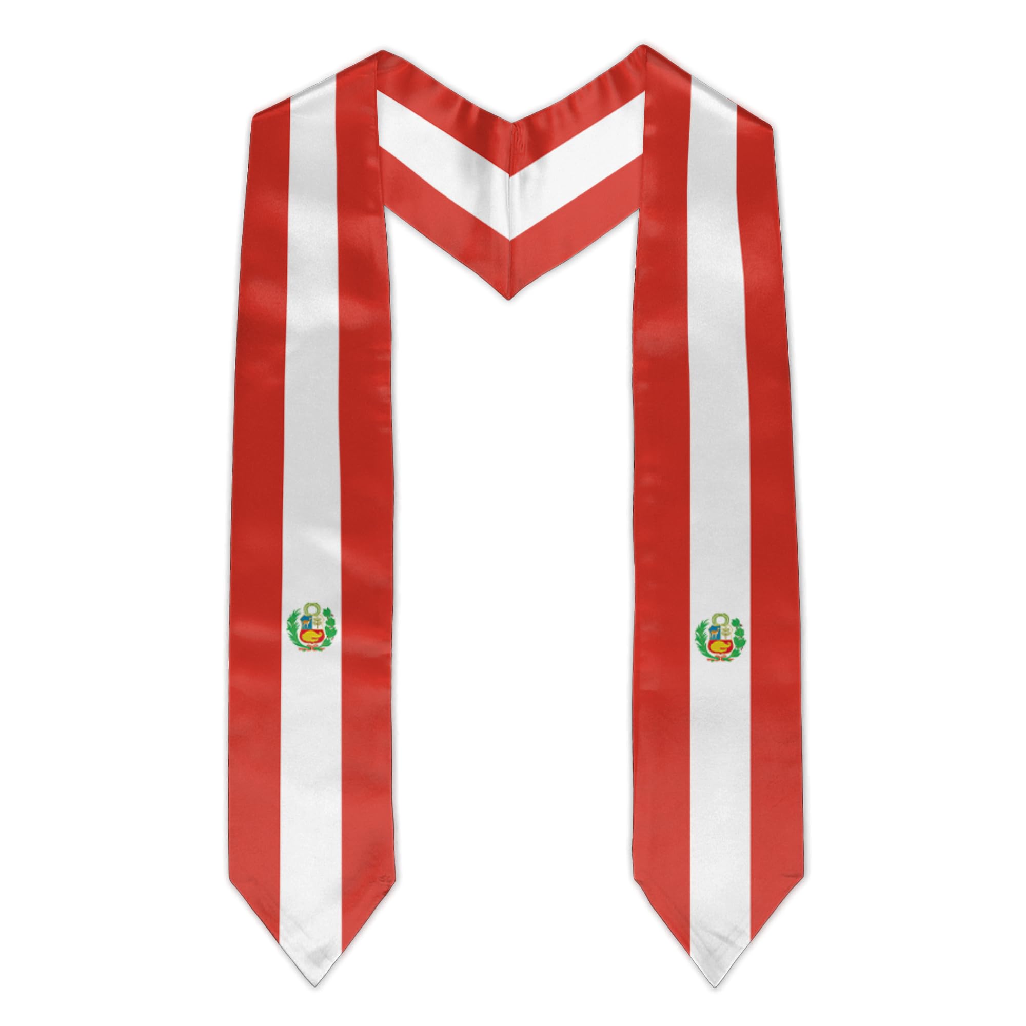 Snapklik.com : Peru Flag Graduation Stole Peruvian Flag Graduation Sash ...