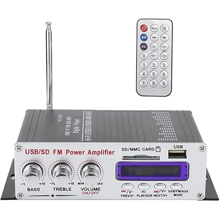 Mini amplifier with remote