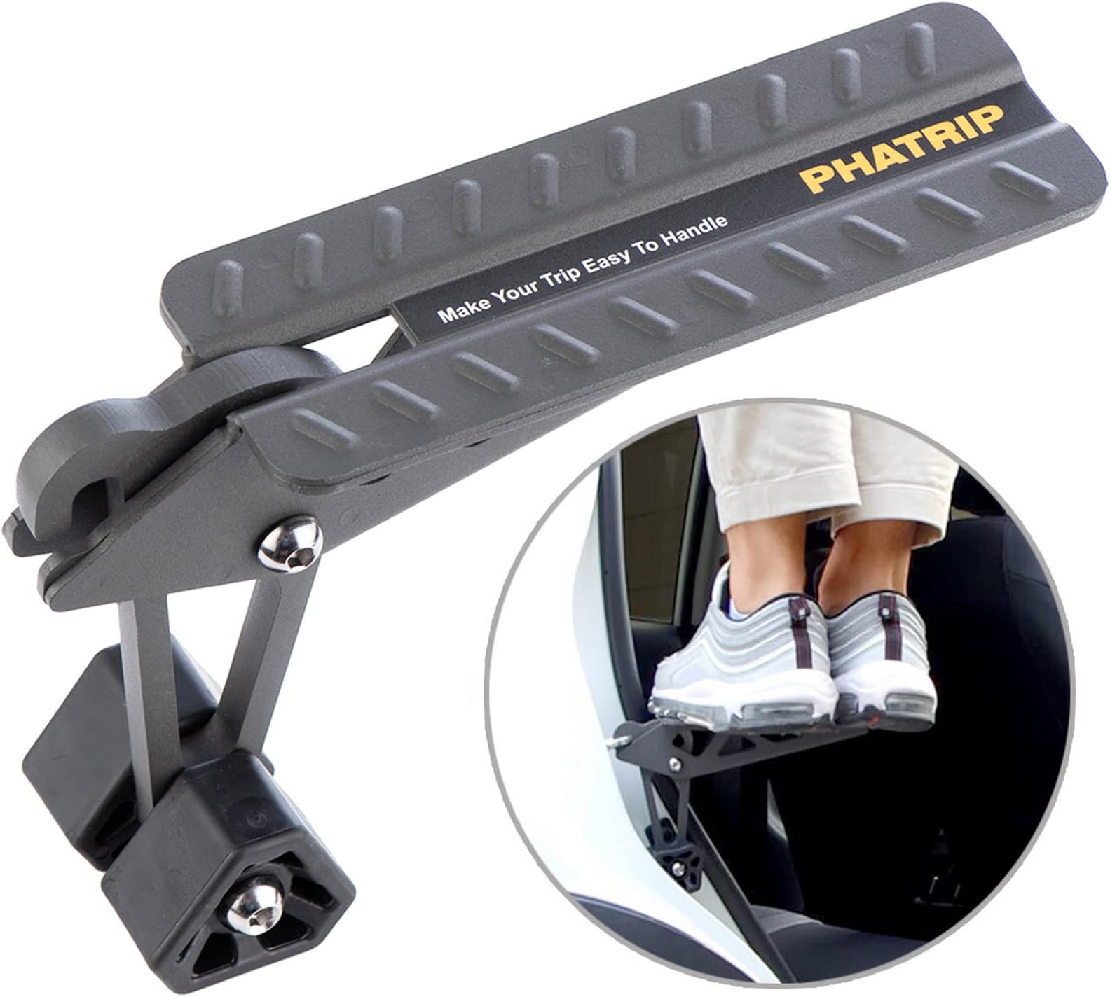 PHATRIP Car Door Step, Foldable Car Roof Step Helps Reach Vehicle's ...