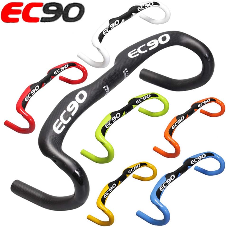Amazon.com : EC90 Carbon 3K Racing Road Bike Bicycle Drop Bent Bar ...
