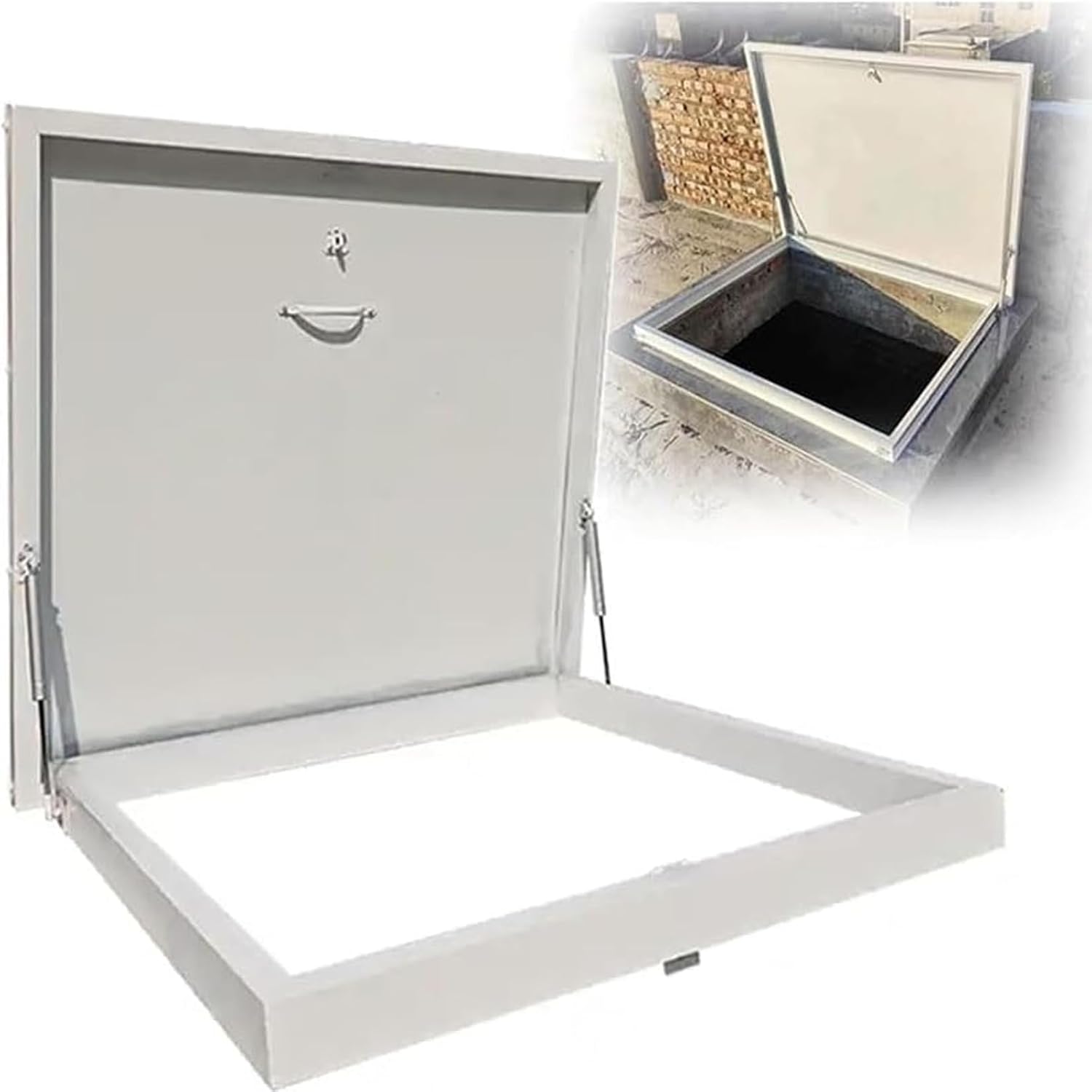 JKGHK Roof Hatch Rooftop Hatch Cover Plate, Flat Roof Security Door ...