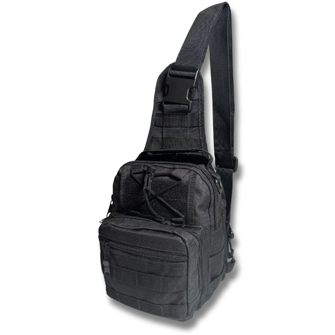 Amazon.com: GunZee Tactical Sling Pack, Small Tactical Bag, Small ...