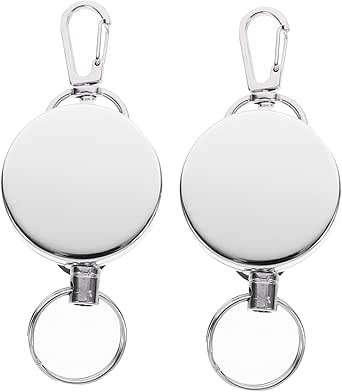 Amazon.com: SHERCHPRY 2pcs Wire Rope Puller Stainless Steel Keychain ...